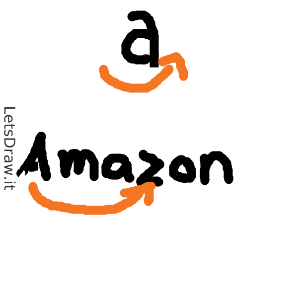 How to draw Amazon / zfp6xdsb1.png / LetsDrawIt