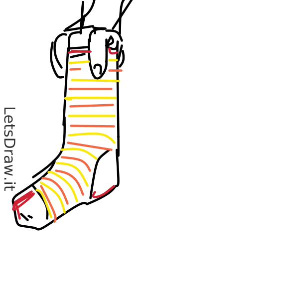 How to draw sock / zi1ir6yjm.png / LetsDrawIt