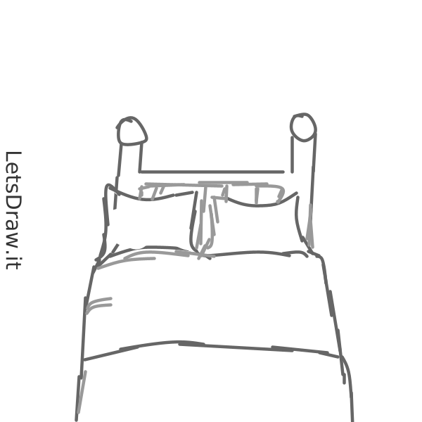 How to draw bed / zjkof7mii.png / LetsDrawIt