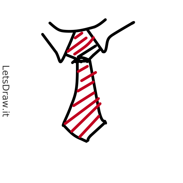 How to draw tie / zmhkpabdy.png / LetsDrawIt