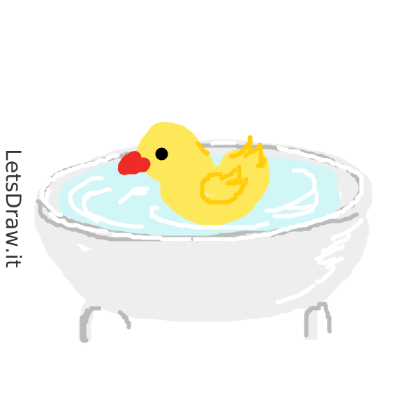 How to draw rubber duck / znn6t8b1a.png / LetsDrawIt