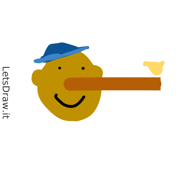 How to draw Pinocchio / zoaiezd6g.png / LetsDrawIt