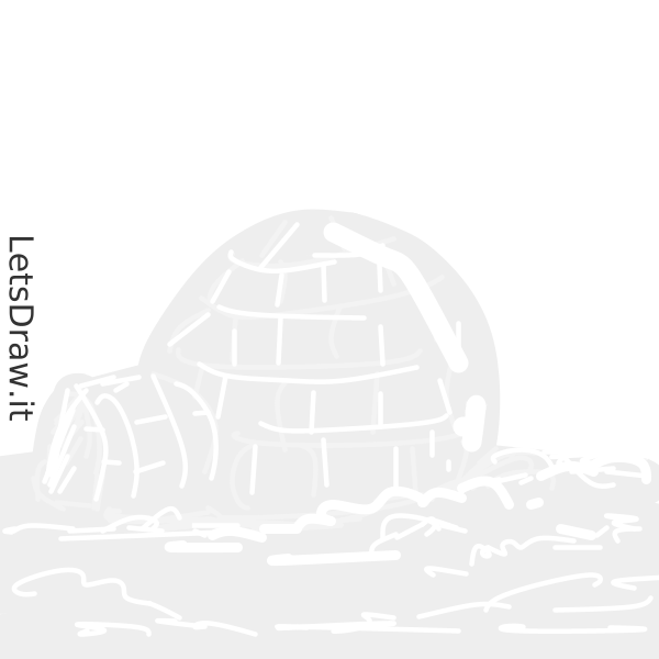 How to draw igloo / zohqgrsbs.png / LetsDrawIt