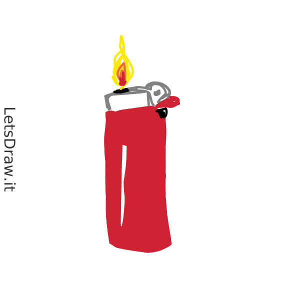 How to draw lighter / zrgzd7x7y.png / LetsDrawIt