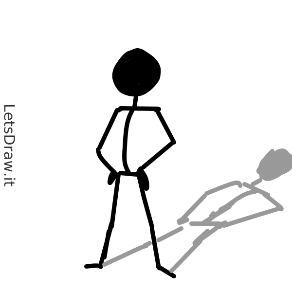 How to draw Stick man / zw41jheef.png / LetsDrawIt