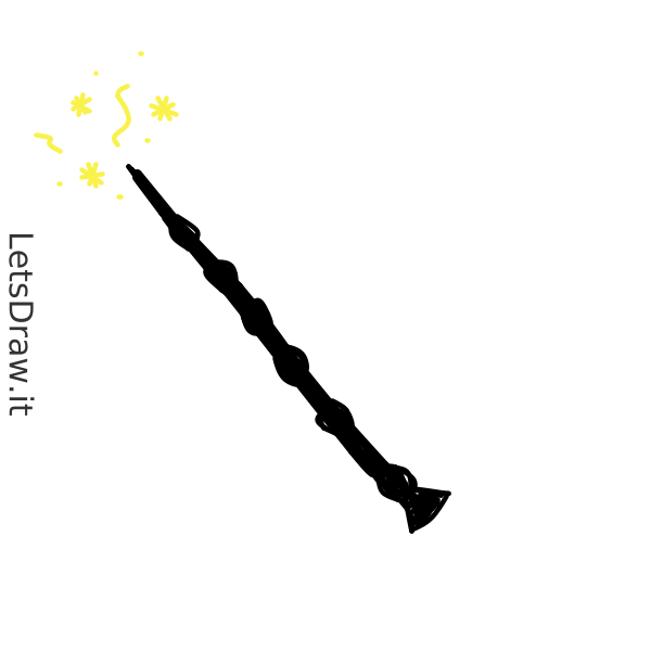How to draw magic wand / zwu3cjigf.png / LetsDrawIt