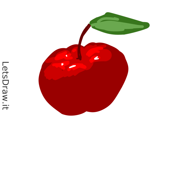 How to draw apple / zyc9fde4.png / LetsDrawIt