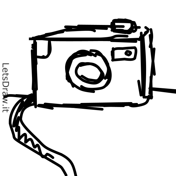 How to draw Photo cameras / zyjxnqb16.png / LetsDrawIt